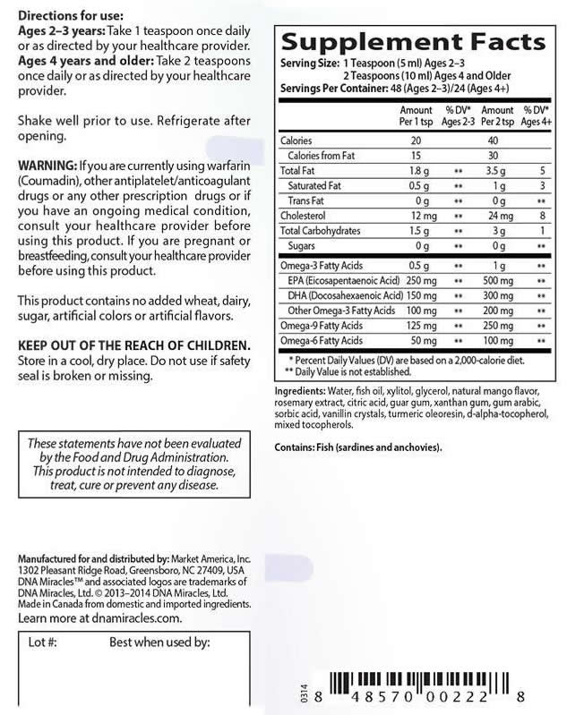 DNA Miracles Essential Omega 3