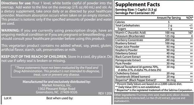 Isotonix Maximum ORAC Formula - Liquid Vitamin